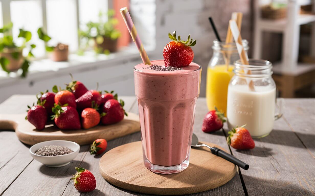 Smuti od jagode: Top 10 recepata za osvežavajući napitak